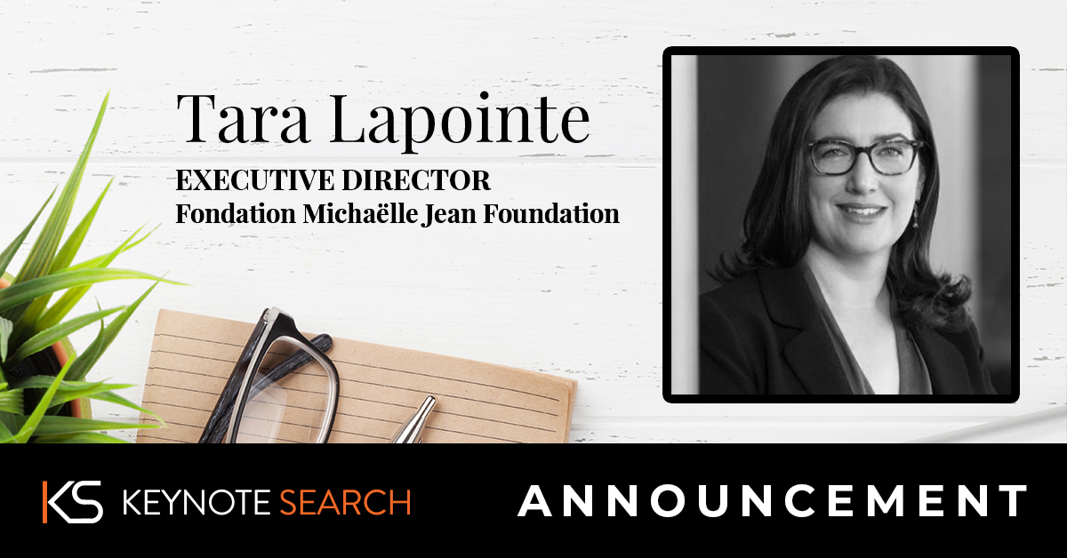 Tara Lapointe appointed Executive Director of the Fondation Michaëlle ...